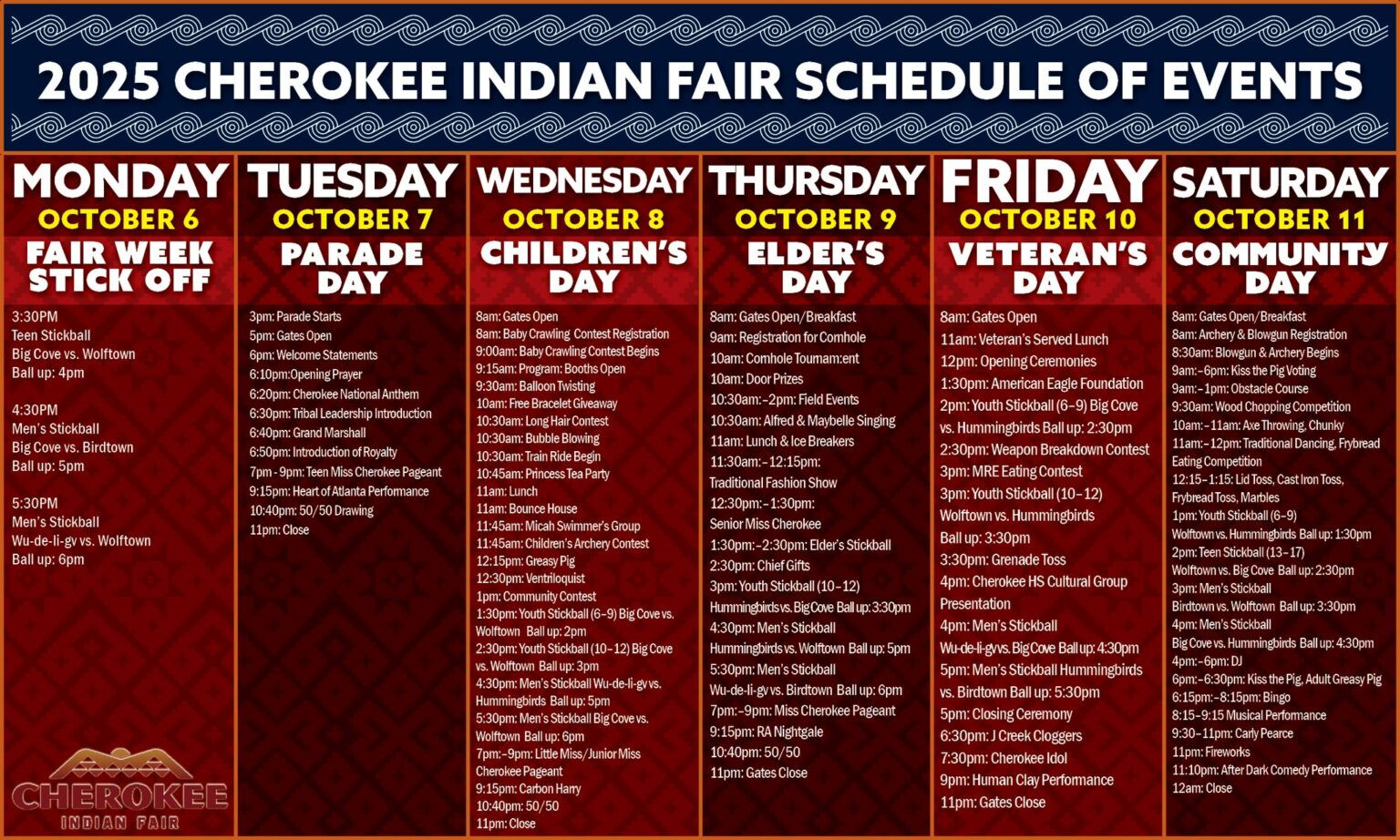 113th Cherokee Indian Fair – Eastern Band of Cherokee Indians